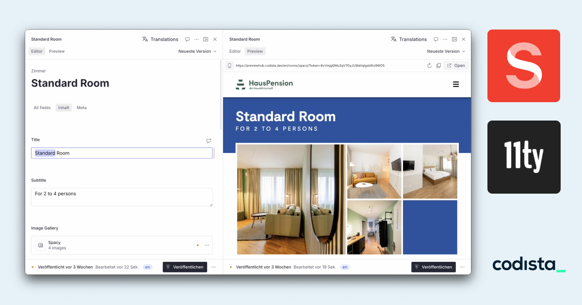 Live CMS Previews with Sanity and Eleventy | Max Böck